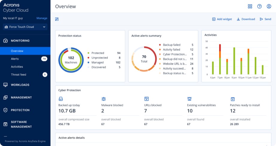 Acronis backup solution with Atera