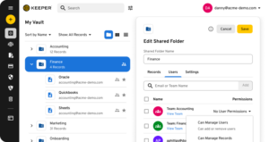 Keeper integration with Atera | All-in-one IT platform