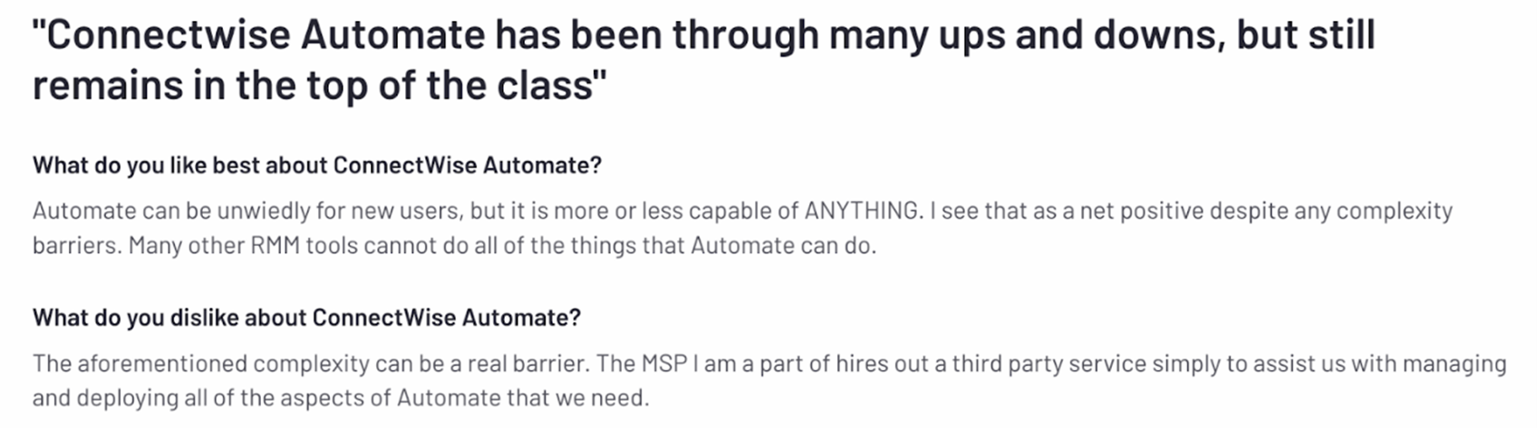 2024’s Top ConnectWise alternatives for IT teams